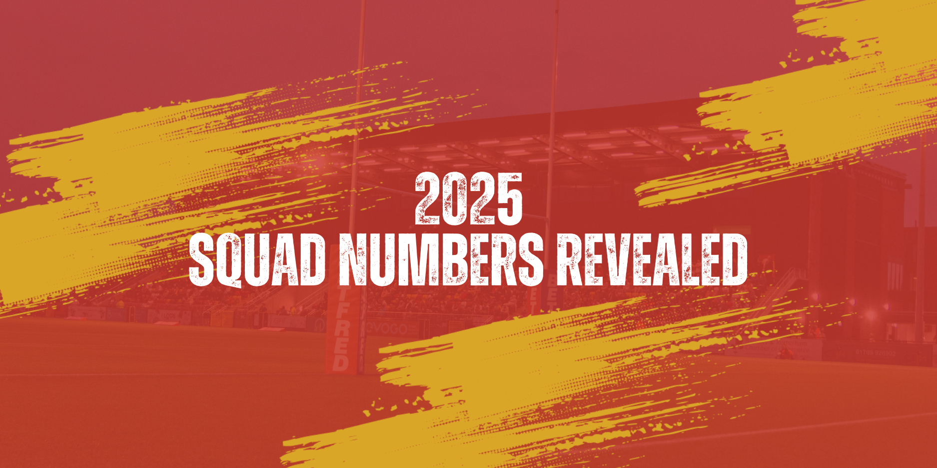 2025 Squad Numbers Confirmed!